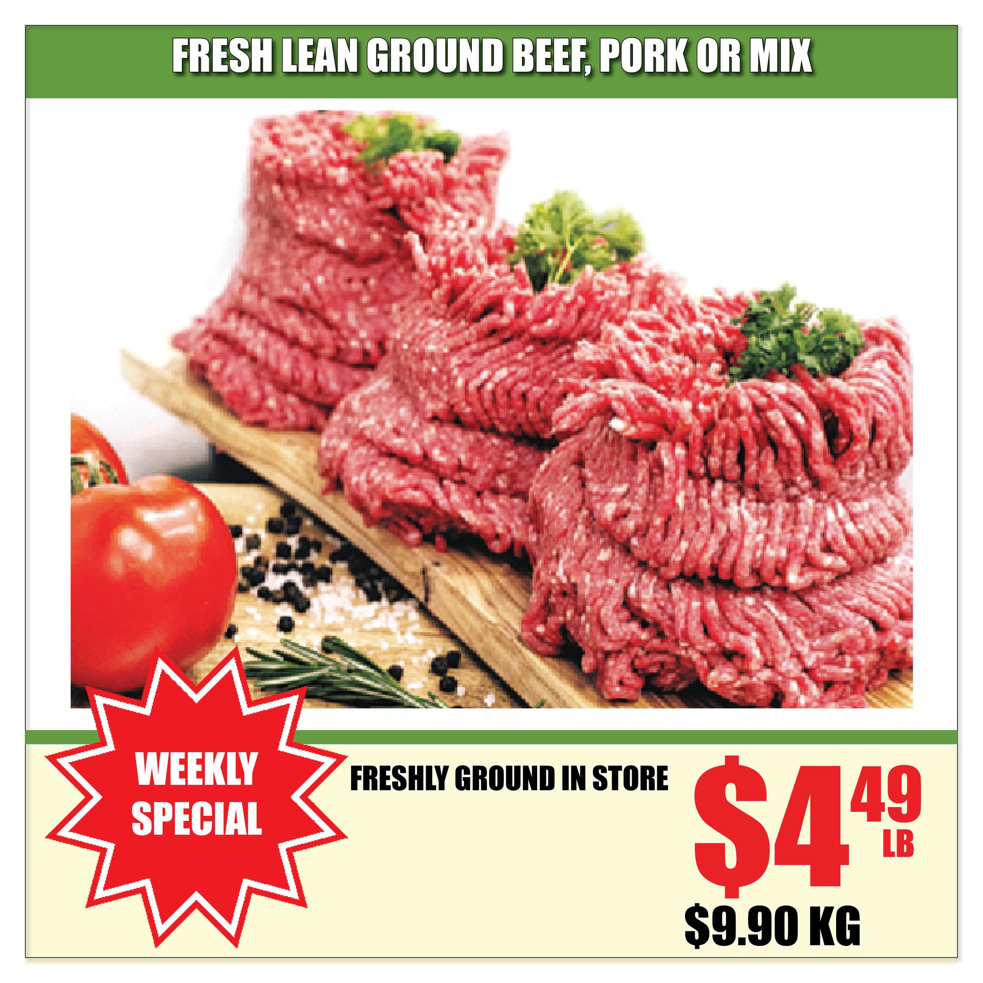 Weekly Specials Flyer